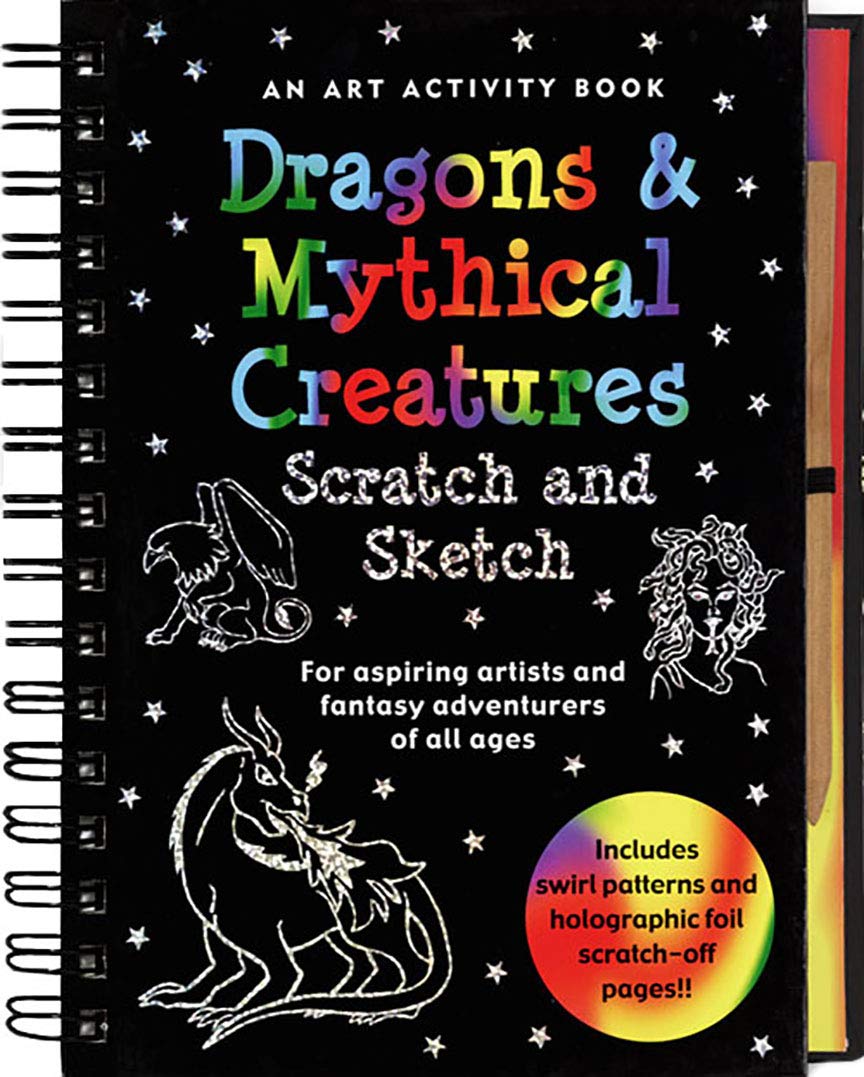 Scratch & Sketch Dragons & Mythical Creatures – Cheeky Monkey Toys