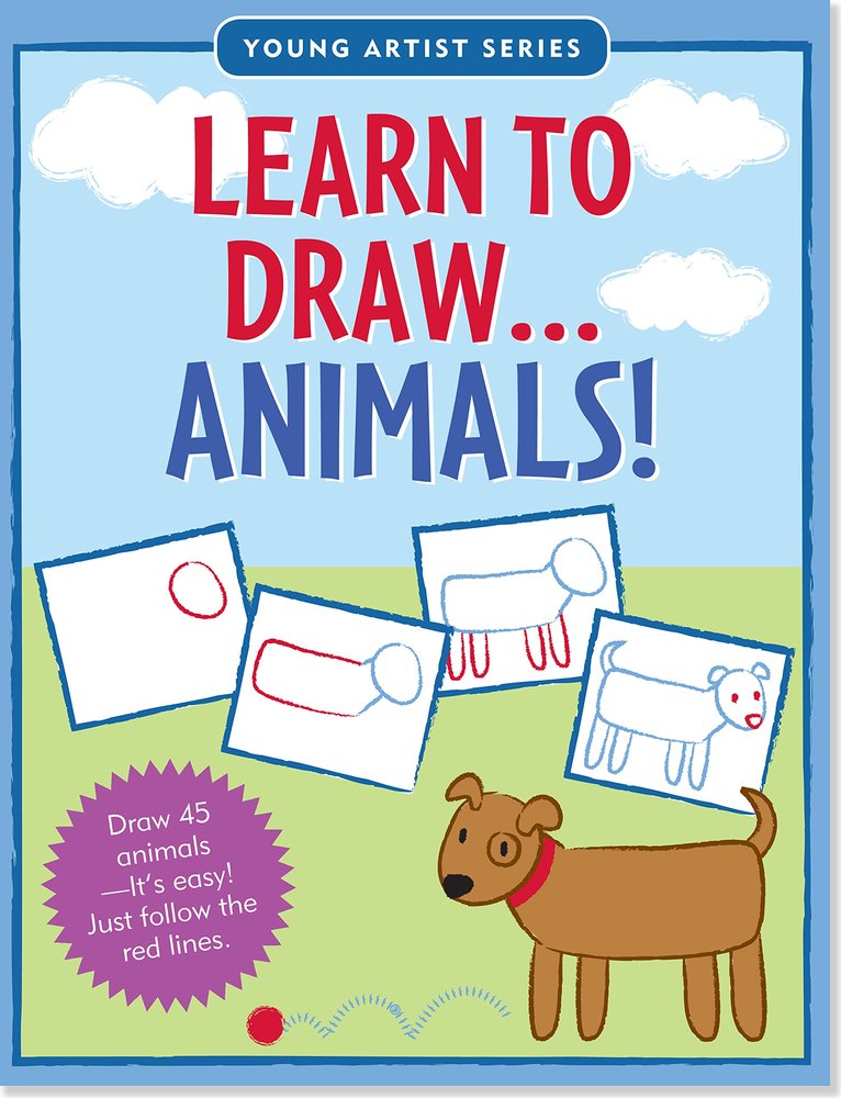 Learn How to Draw Animals Book – Cheeky Monkey Toys
