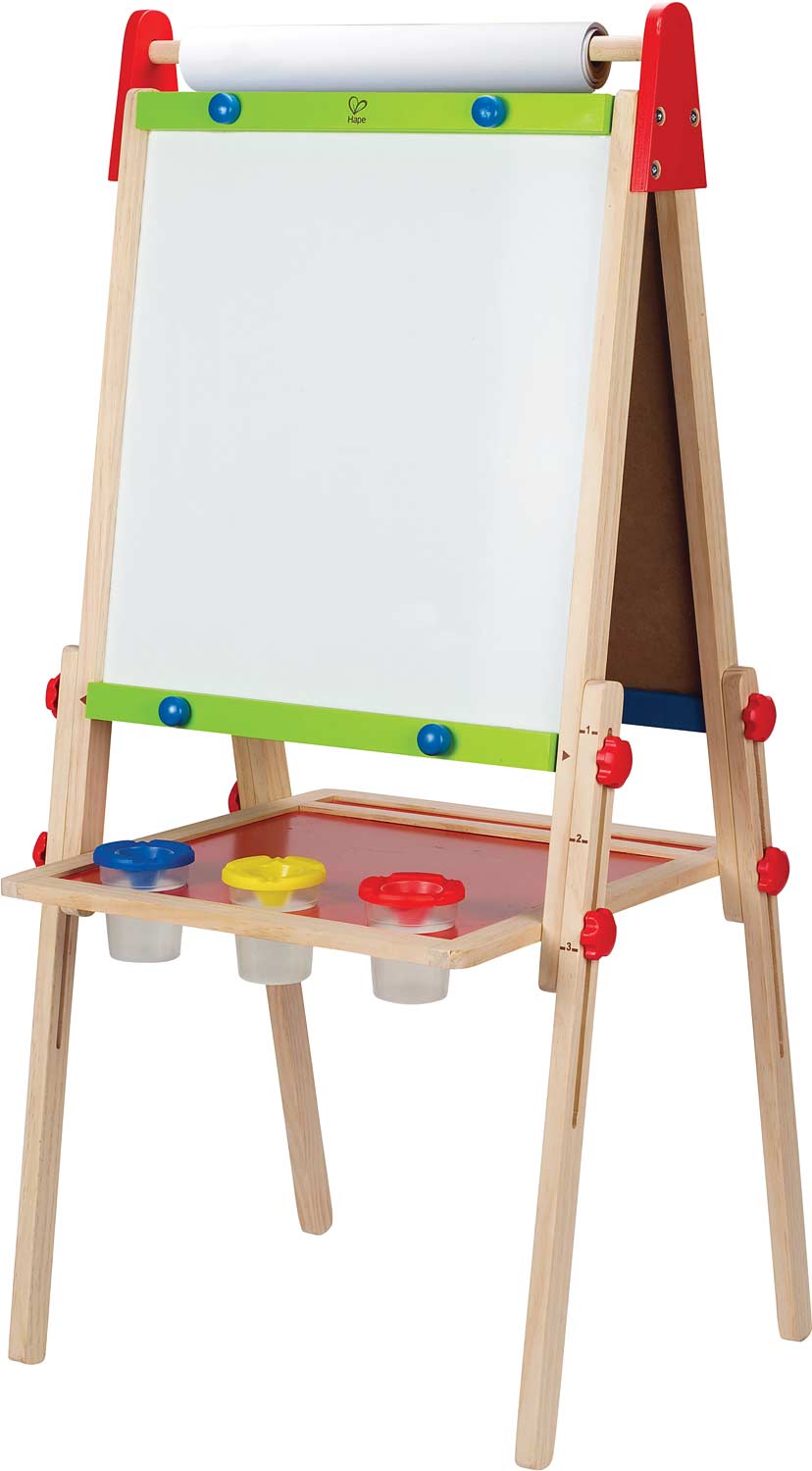 All-in-1 Double Sided Wooden Easel – Cheeky Monkey Toys