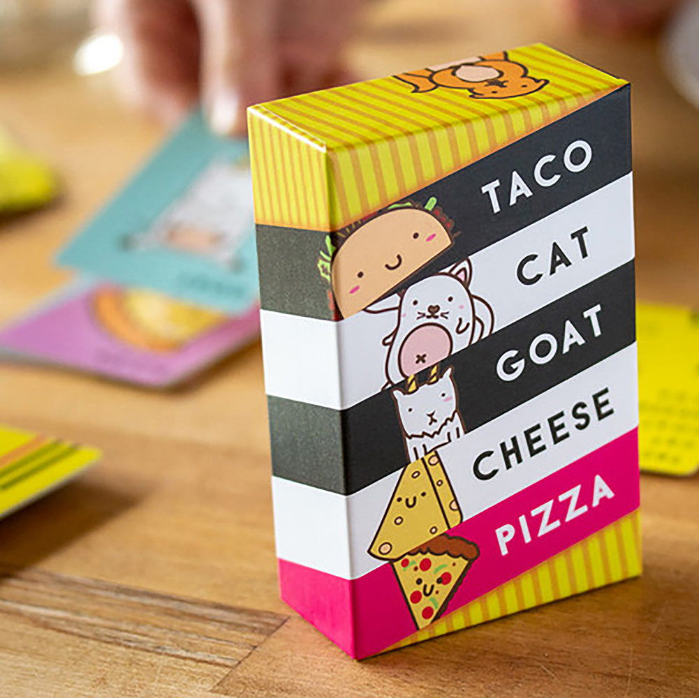 Taco Cat Goat Cheese Pizza Card Game – Cheeky Monkey Toys